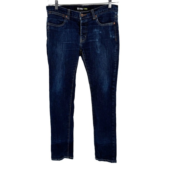 KREWE | Jeans | Krew Kskinny Extra Slim Fit Button Fly Jeans Mens 34x3 ...